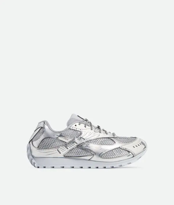 Bottega Veneta Orbit Sneaker - Silver