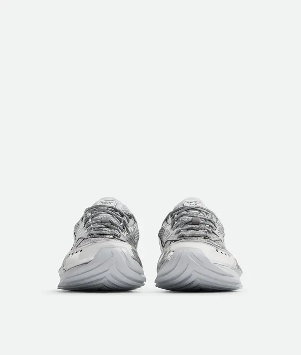 Bottega Veneta Orbit Sneaker - Silver