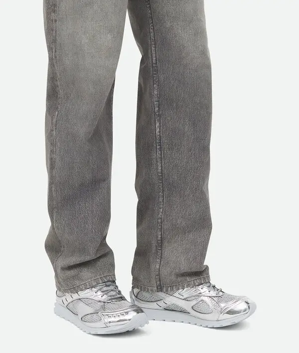 Bottega Veneta Orbit Sneaker - Silver