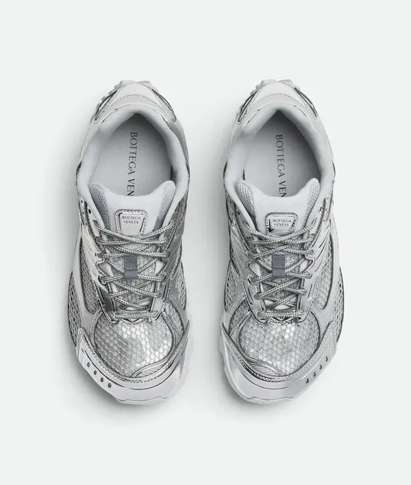 Bottega Veneta Orbit Sneaker - Silver