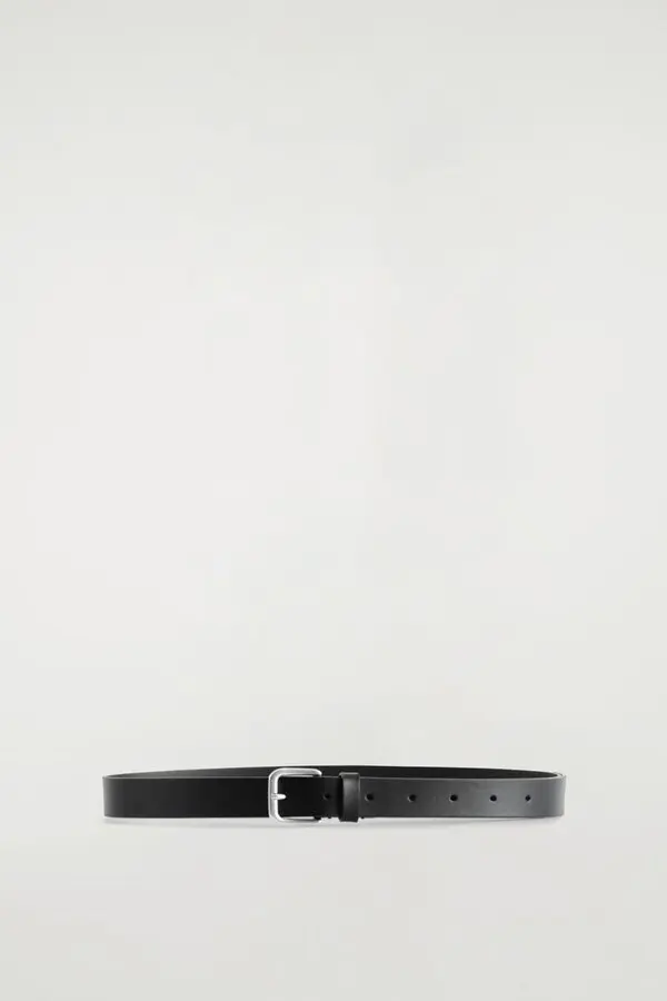 Cos Leather Belt - Black