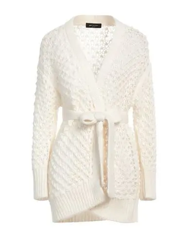 Fabiana Filippi Wool, Alpaca Wool, Polyamide, Silk, And Cashmere Cardigan - White
