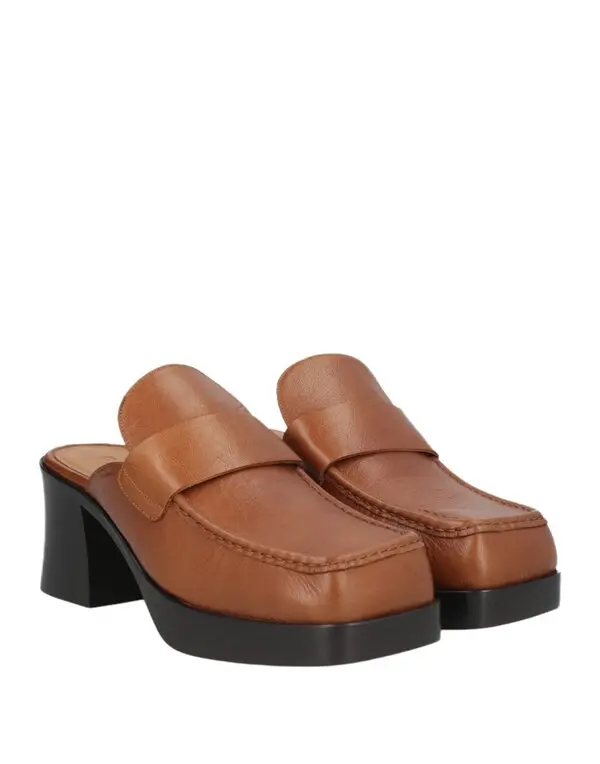 Marni Leather Mules With Block Heel