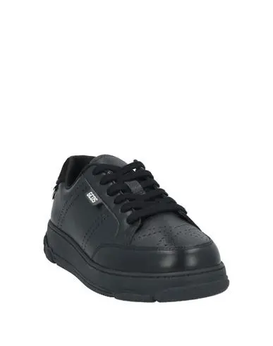 Gcds Leather Low-top Sneakers - Black