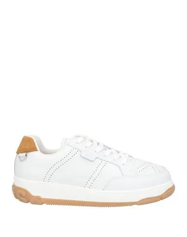 Gcds Leather Low-top Sneakers - Beige