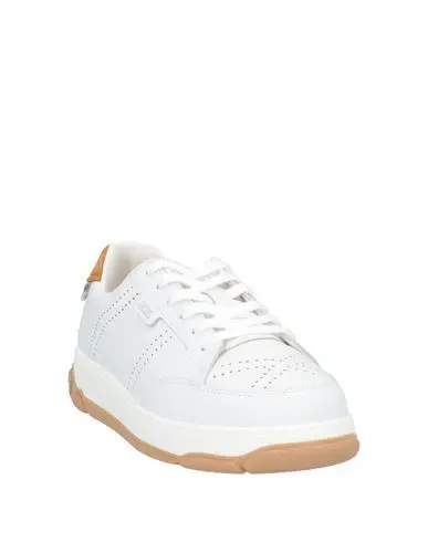 Gcds Leather Low-top Sneakers - Beige