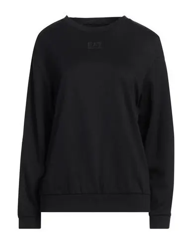 EA7 Sweatshirt In Viscose Blend With Logo Appliqu