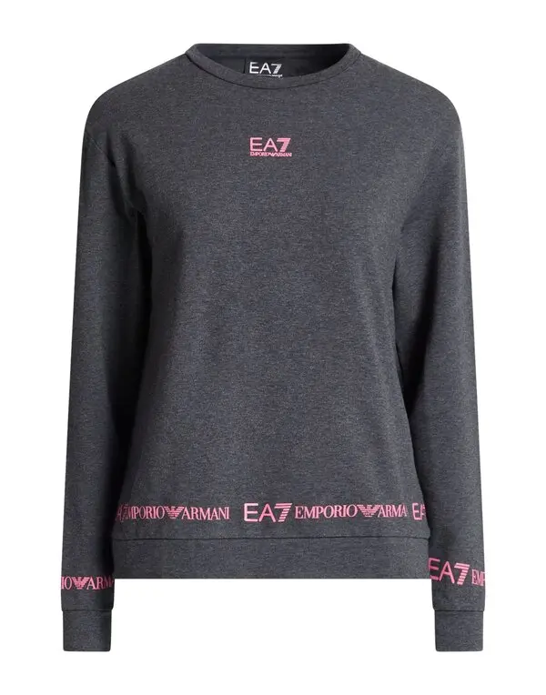 EA7 Cotton Blend Sweatshirt - Grey