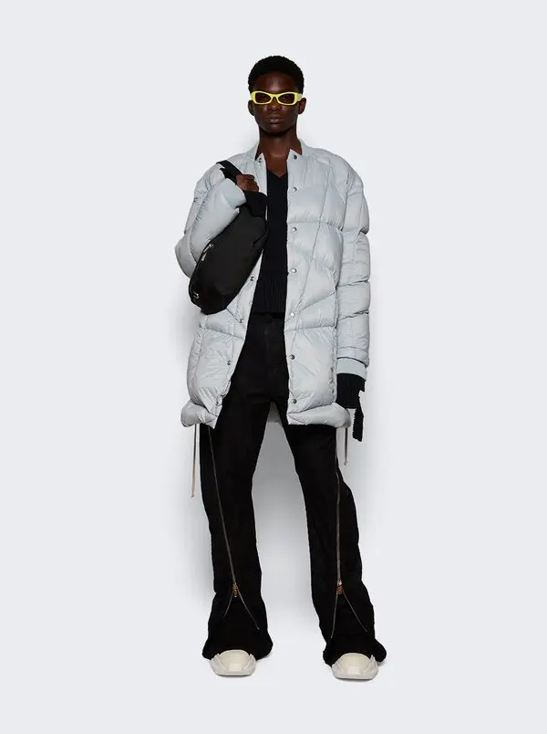 Rick Owens Cappotto Piumino Flight Jacket - Pale Blue