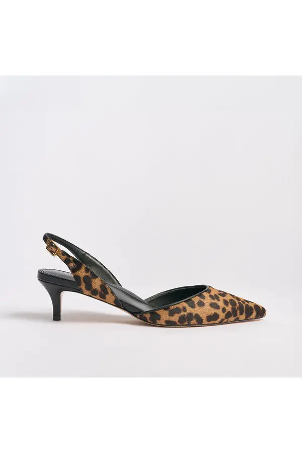 Marion Parke Classic Slingback 45 | Leopard