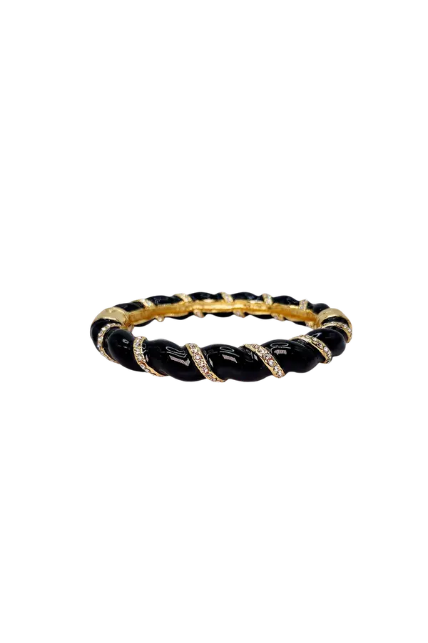 KENNETH JAY LANE Twist Bangle - Gold
