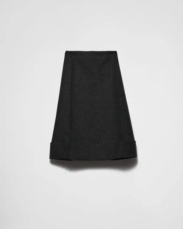 Prada Rush Stitch Midi-skirt