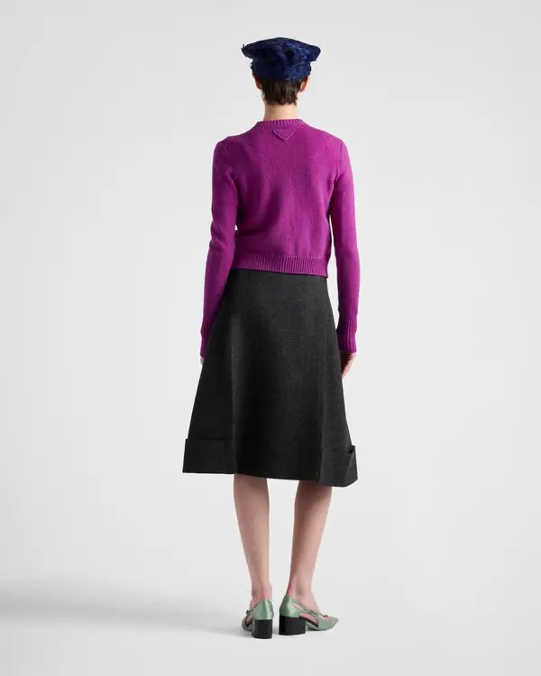 Prada Rush Stitch Midi-skirt