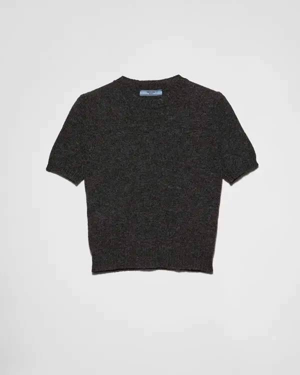 Prada Short-sleeved Cashmere Sweater