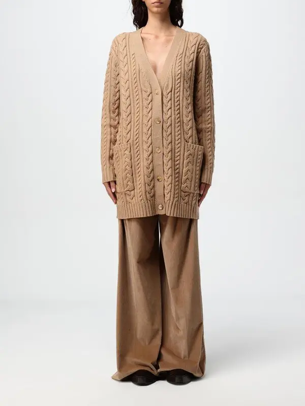 Max Mara Knitted Cardigan - Camel
