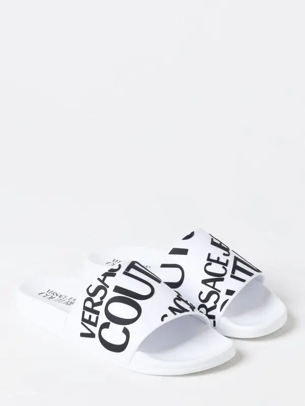 Versace Logo Slides - White