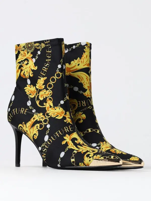 Versace Printed Boots - Black 1