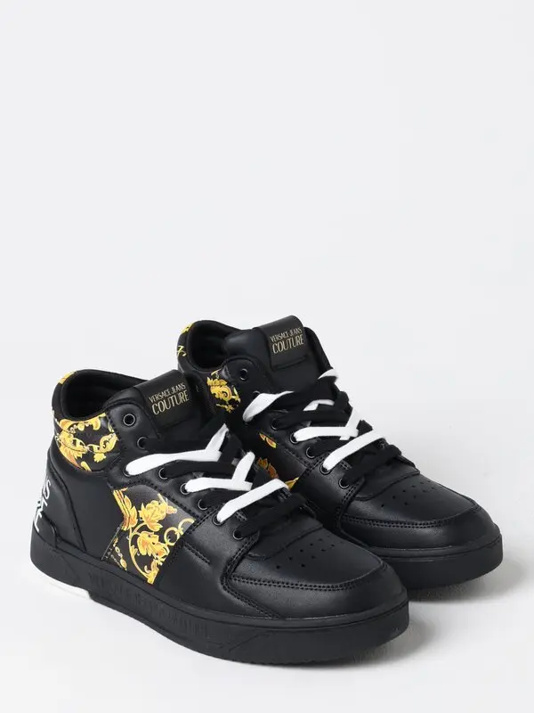 Versace High Top Sneakers - Black