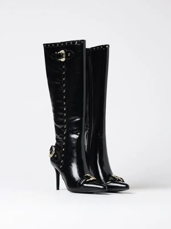 Versace Flat Ankle Boot In Black - 35% Off | Editorialist