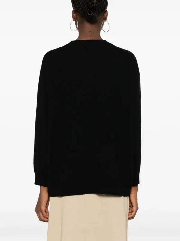Max Mara Wool-cashmere Blend Sweater - Black