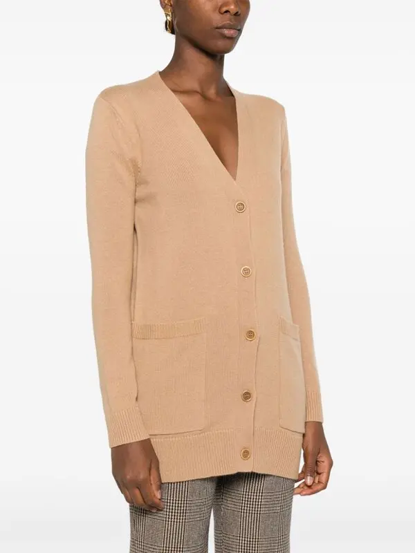 Max Mara Wool-cashmere Blend Cardigan - Camel
