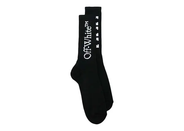 Off-White Arrow Bookish Socks - Black/white