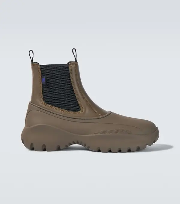 Burberry Leather Chelsea Boots