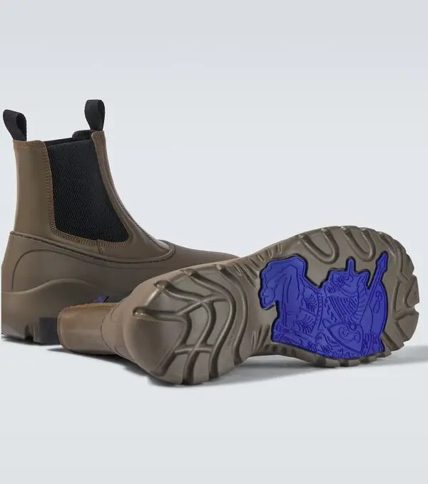 Burberry Leather Chelsea Boots