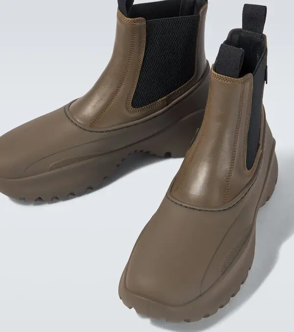 Burberry Leather Chelsea Boots