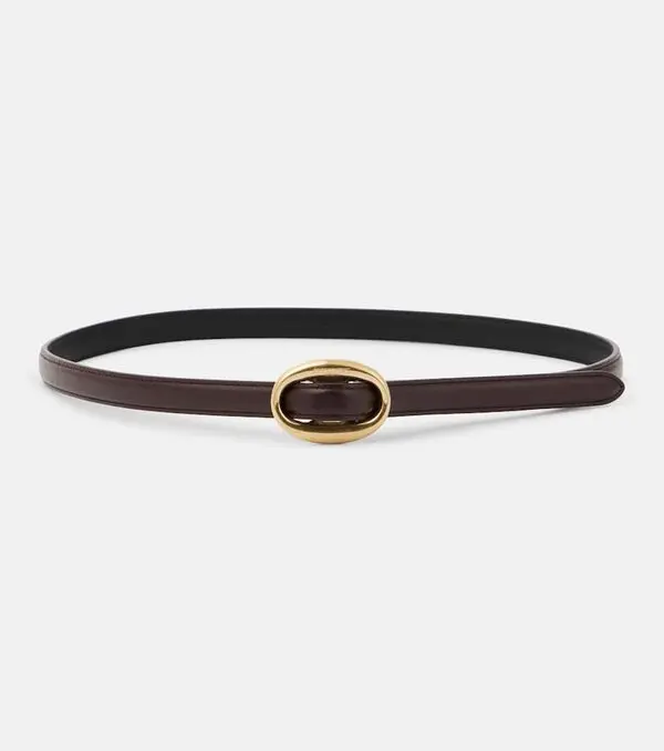 Saint Laurent Leather Belt - Brown