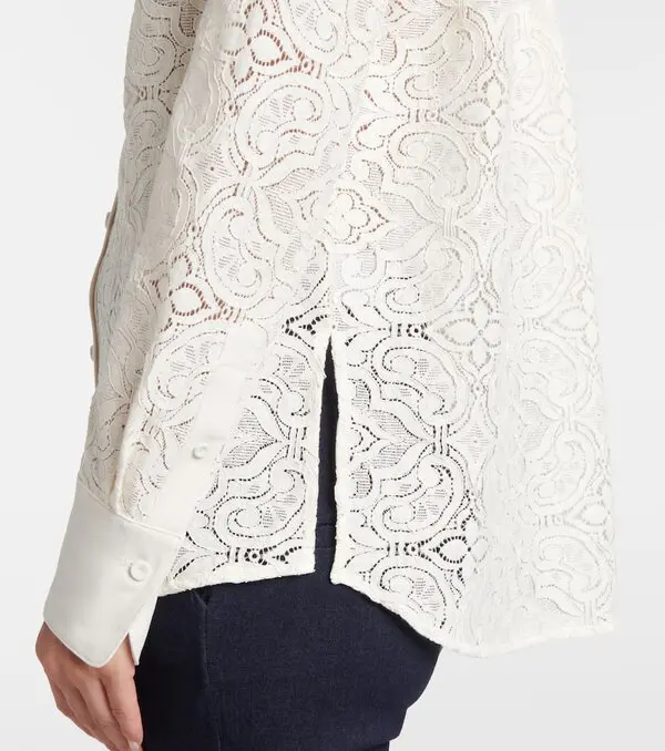 Veronica Beard Naya Embroidered Shirt