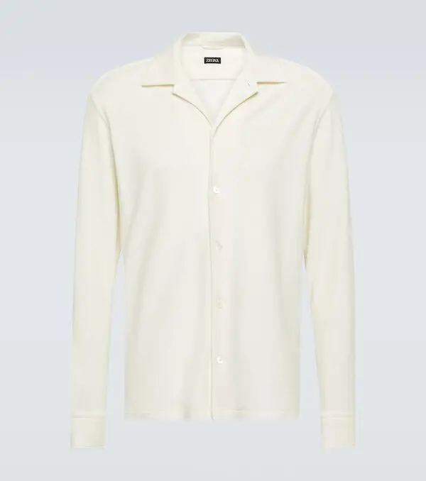 Zegna Cotton And Silk Shirt
