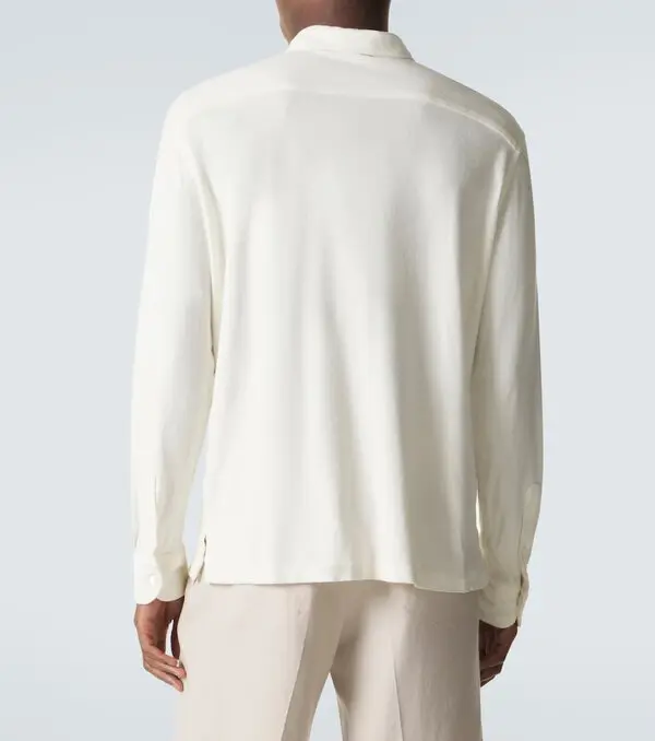 Zegna Cotton And Silk Shirt