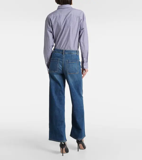 NILI LOTAN Megan Wide-leg Jeans