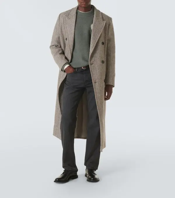 AMI Paris Straight Leg Jeans In /grizzly