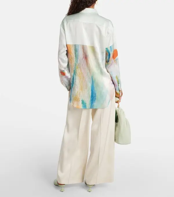 JACQUES WEI Printed Button-down Shirt