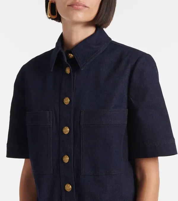 Veronica Beard Koulis Denim Minidress