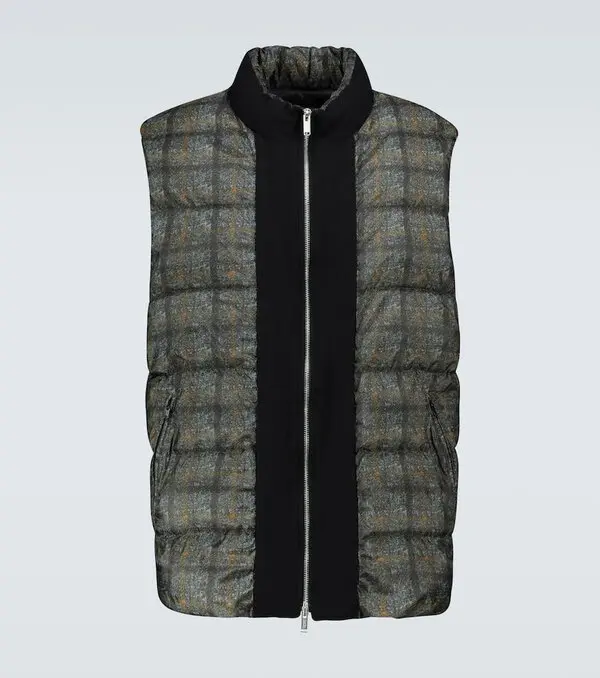 Undercover Checked Padded Vest