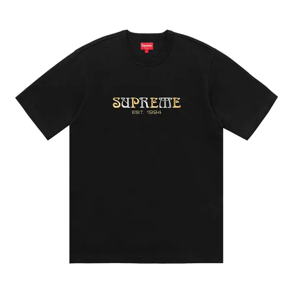 Supreme Nouveau Logo Tee - Black