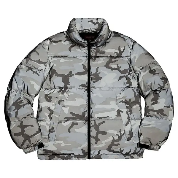 Supreme Reflective Camo Down Jacket - Multicolor