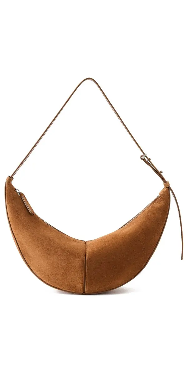 Proenza Schouler Slide Bag In Soft Suede - Saddle