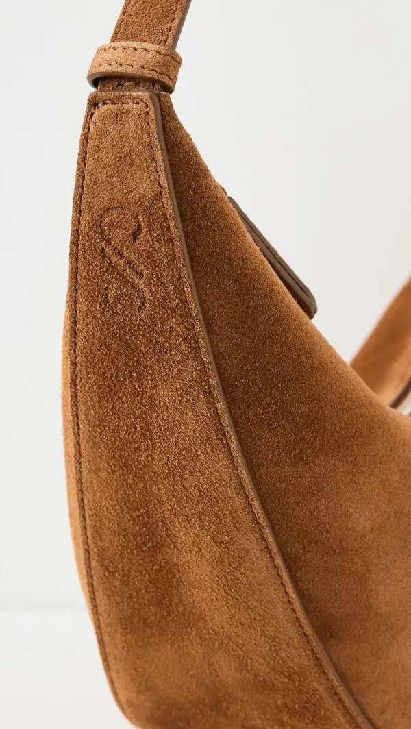 Proenza Schouler Slide Bag In Soft Suede - Saddle