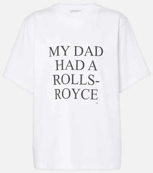 Victoria Beckham Slogan T-shirt
