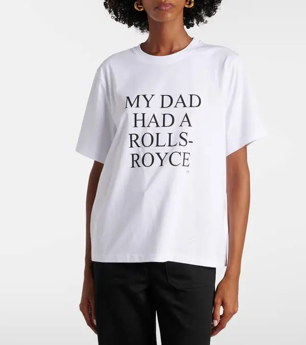 Victoria Beckham Slogan T-shirt