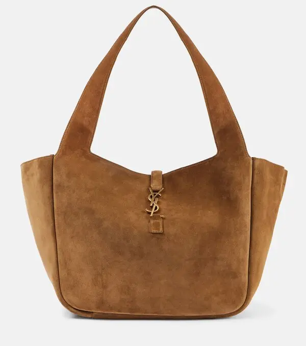 Saint Laurent Le 5 À 7 Bea Suede Tote Bag - Brown
