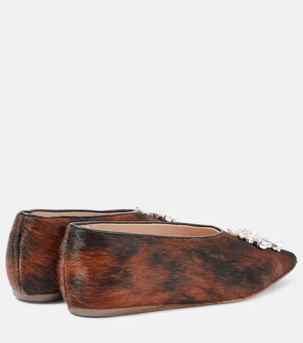 Simone Rocha Embellished Ballet Flats