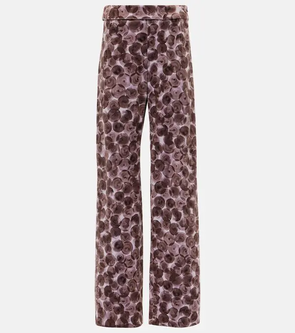 Dries Van Noten Pantera Straight Leg Pants - Multicoloured