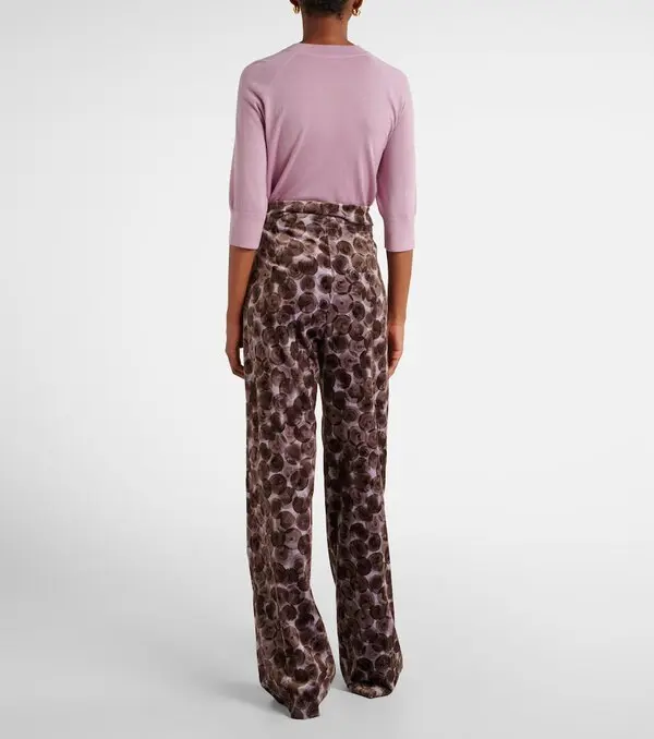 Dries Van Noten Pantera Straight Leg Pants