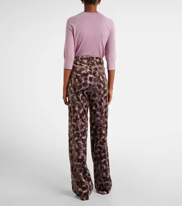 Dries Van Noten Pantera Straight Leg Pants