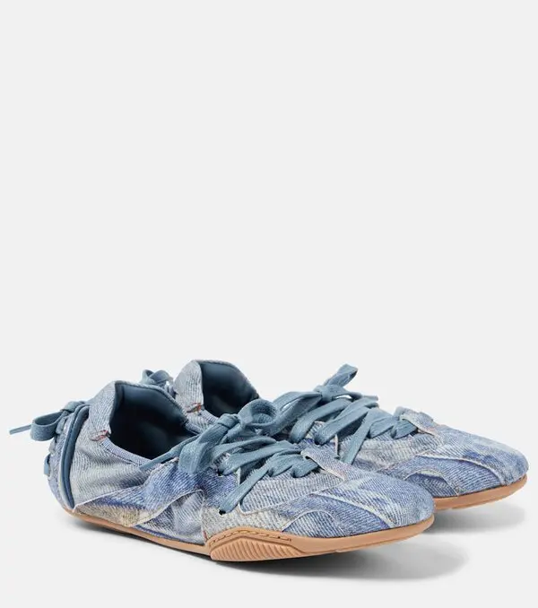 Acne Studios Denim Sneakers - Blue